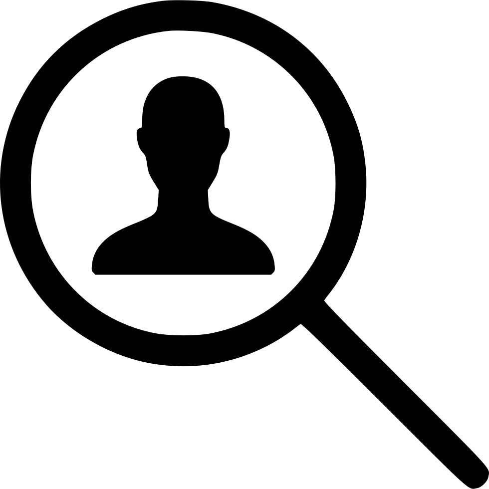 Download Find People - Find Person Icon Png, Transparent Png - kindpng