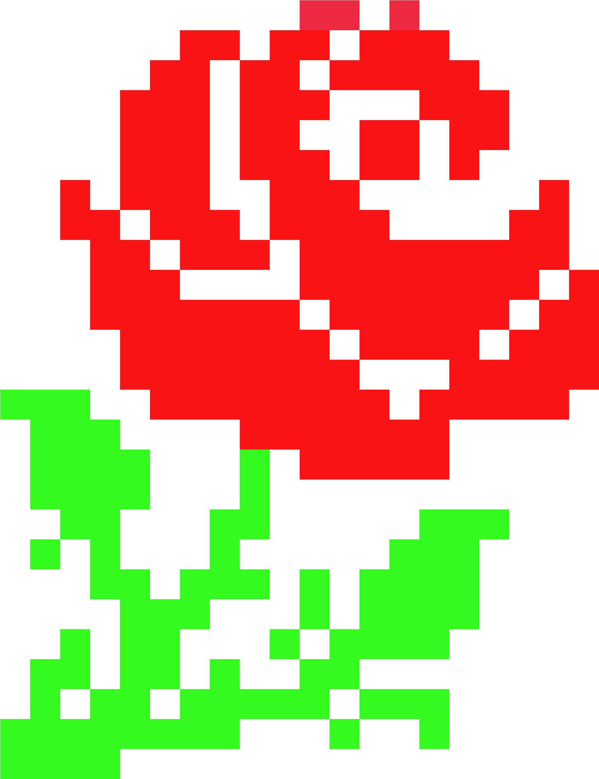 Perler Beads Flower Patterns Png Download Guitar Perler Bead