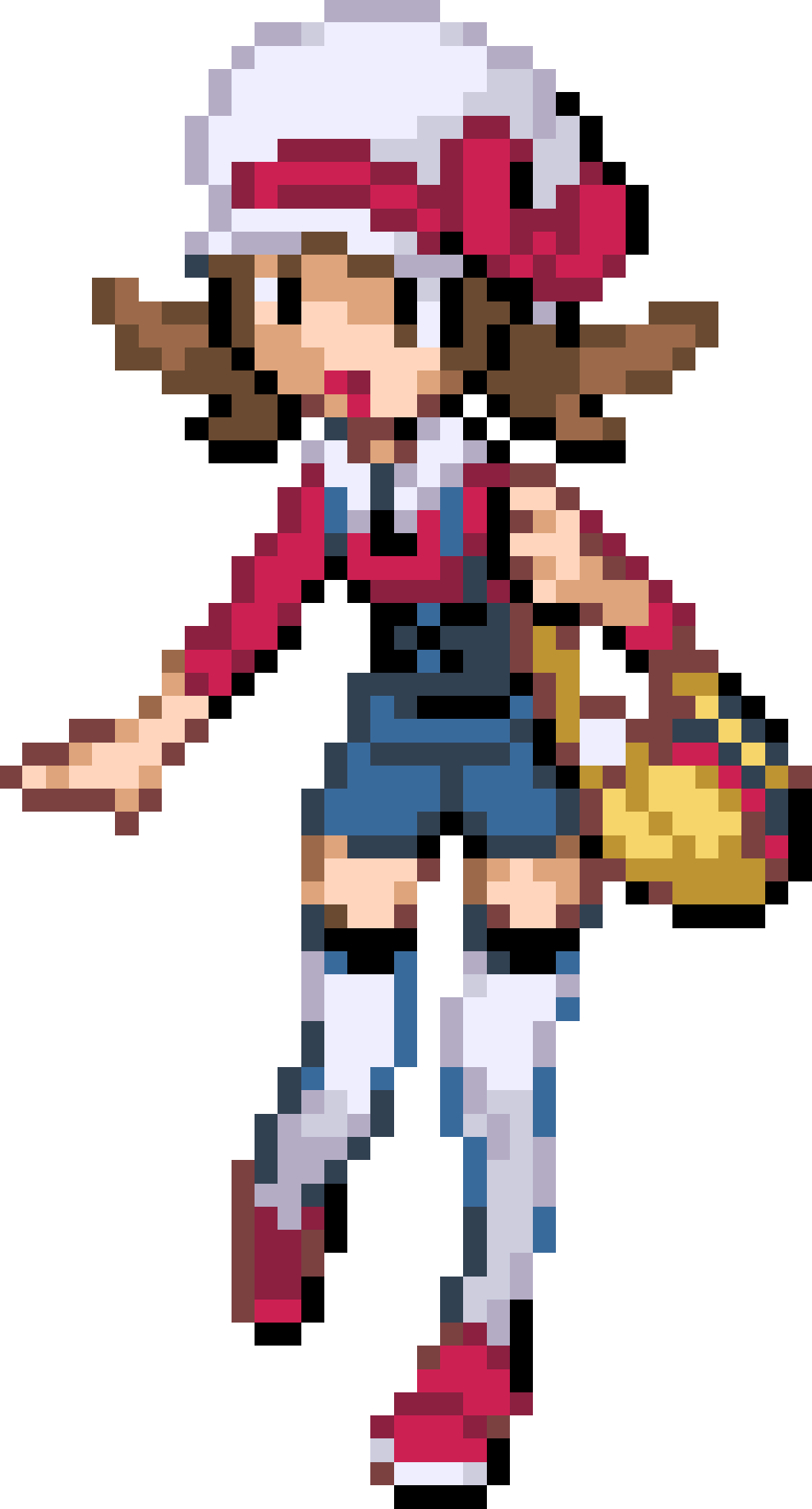 Download Pokemon Trainer Lyra Sprite, HD Png Download - kindpng