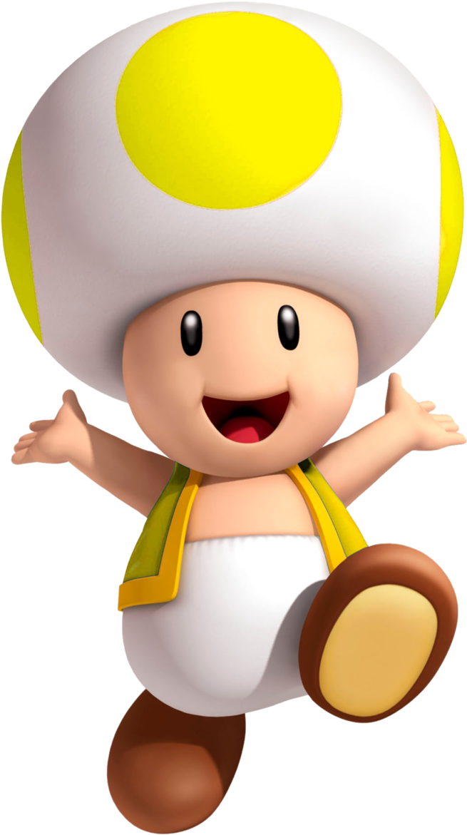 Mario Yellow Toad
