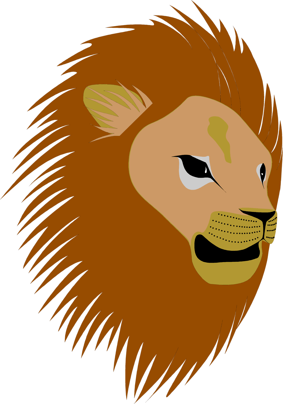 Head Clipart Transparent Background - Transparent Head Lion Png, Png ...