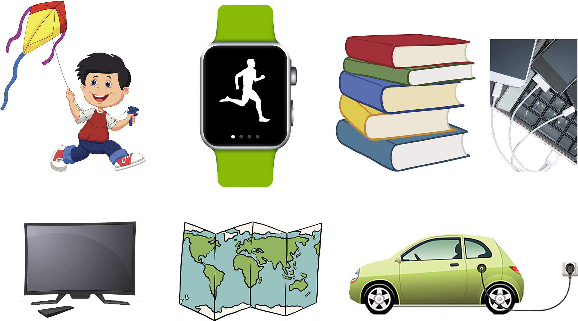 Electricity Circuit Clipart - Things That Don T Use Electricity, HD Png ...