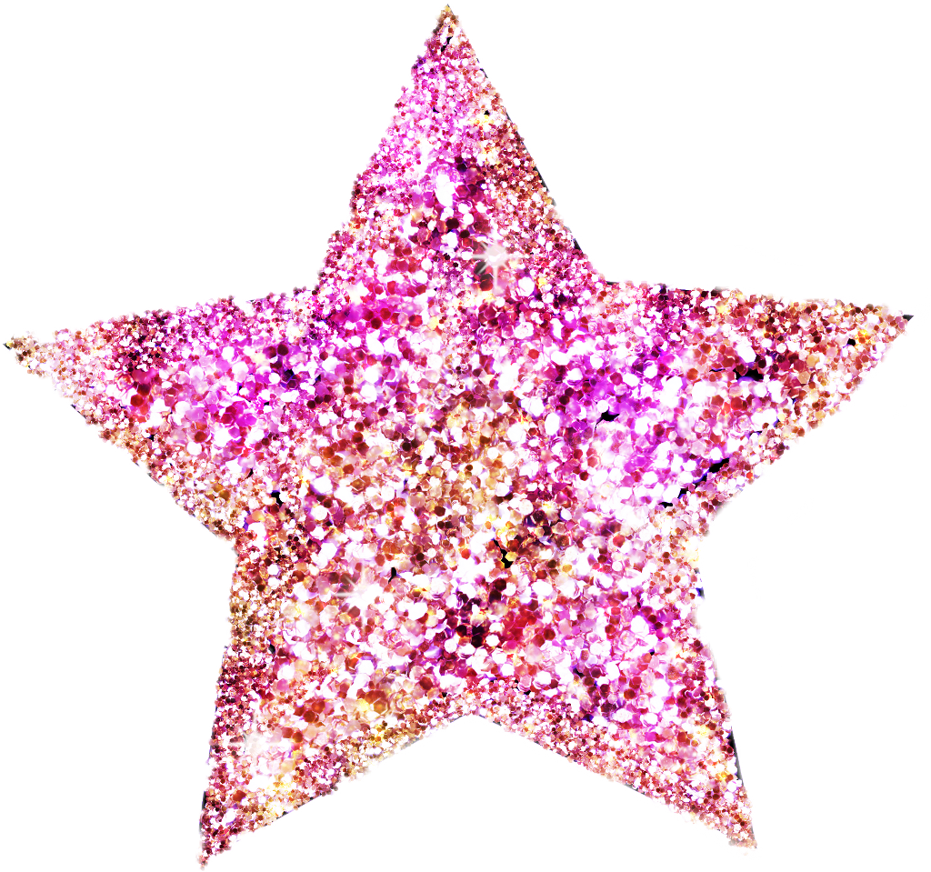 Download Pink Glitter Star Png , Png Download - Glitter Star ...