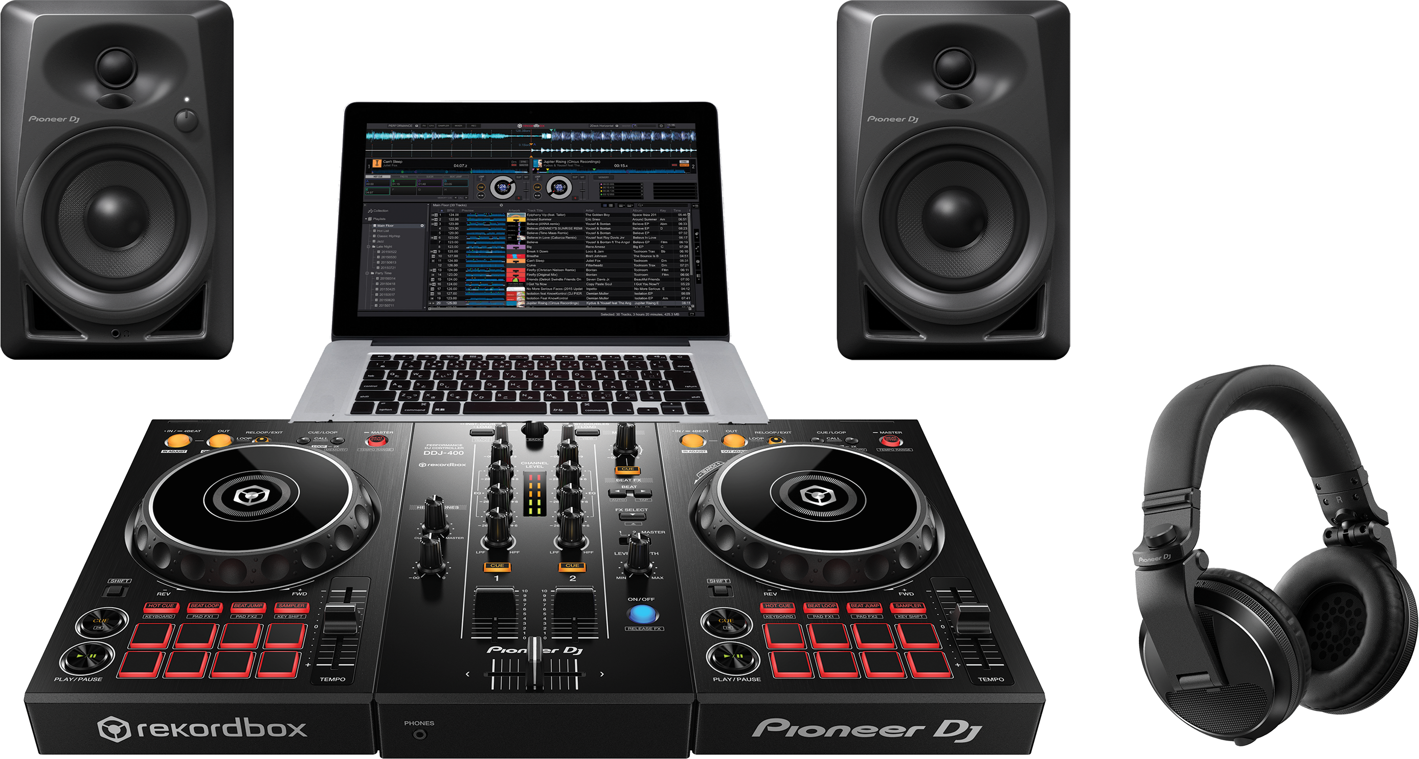 Download Transparent Dj Speakers Png - Pioneer Ddj Rb Dj Controller ...