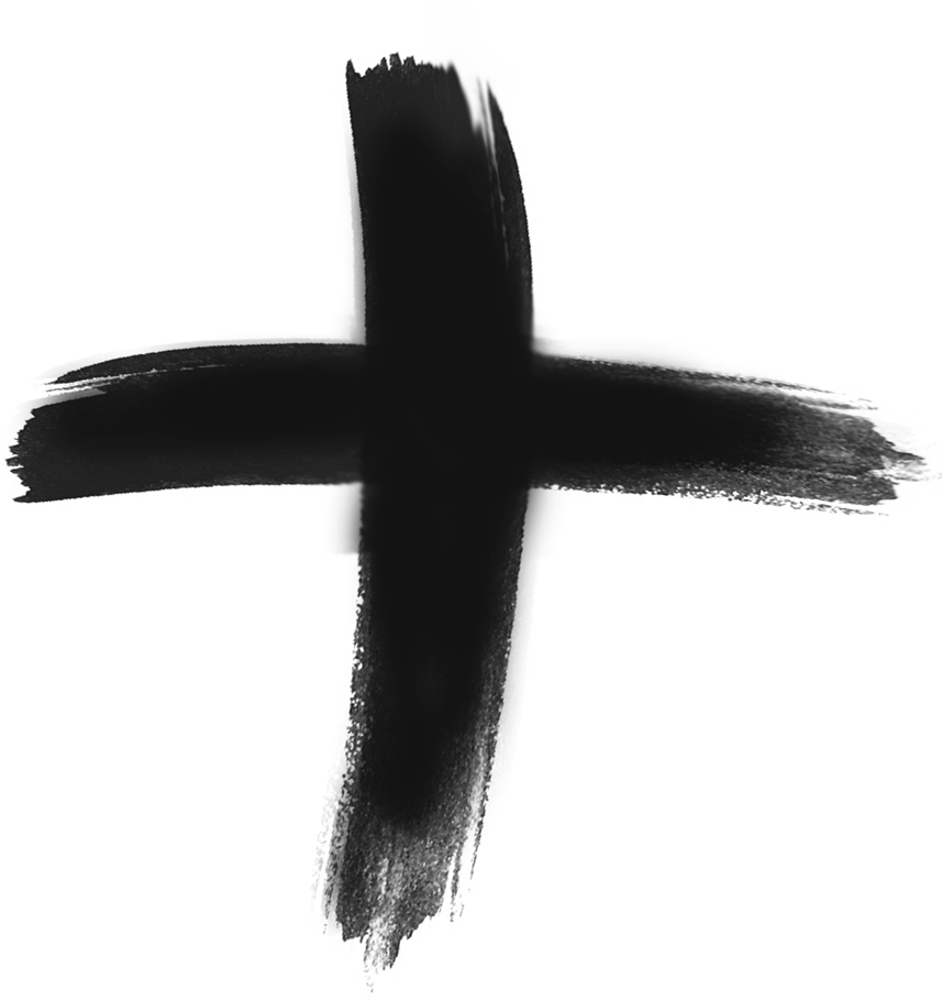 Download Ash-cross - Ash Wednesday Ashes Cross, HD Png Download - kindpng