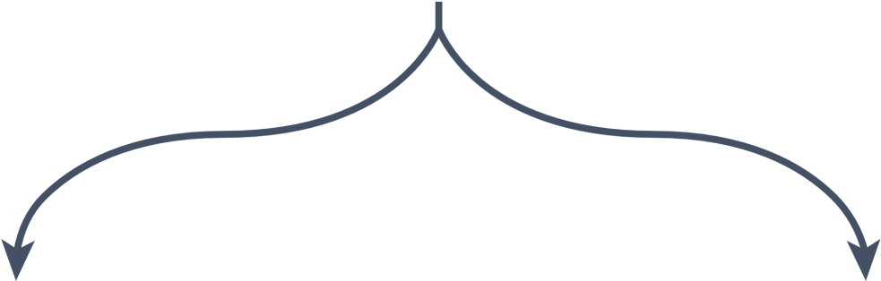 Download Transparent Split Arrow Png, Png Download - kindpng