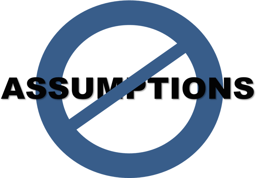 Download Tune Out - Assumptions Png, Transparent Png - kindpng