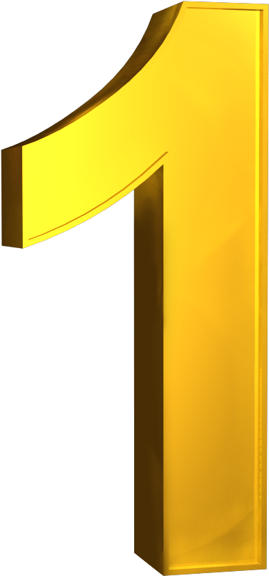Download Number 1 Png - Number 1 3d Png, Transparent Png - kindpng