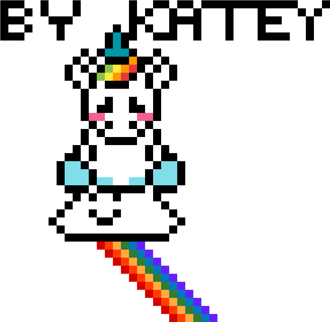 Small Cute Pixel Art Clipart , Png Download - Pixel Art Unicorn Easy ...