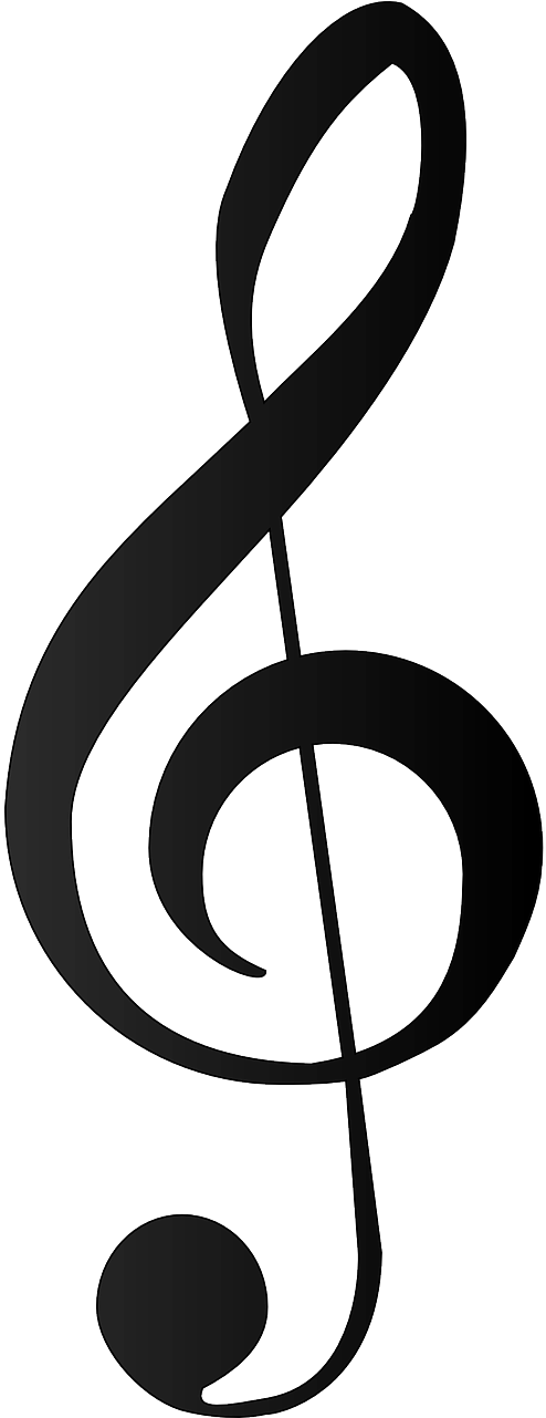 Download Music Note Transparent Treble Clef, HD Png Download - kindpng