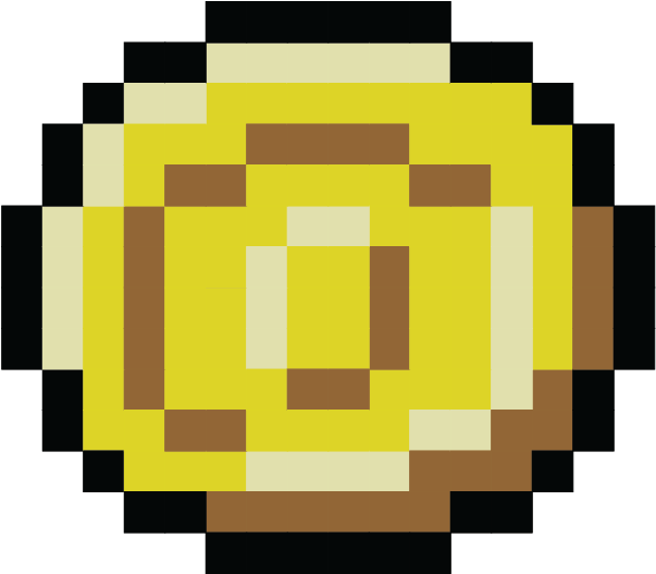 Download Pixel Coin Png Png Images - Pixel Art Minecraft Emoji ...
