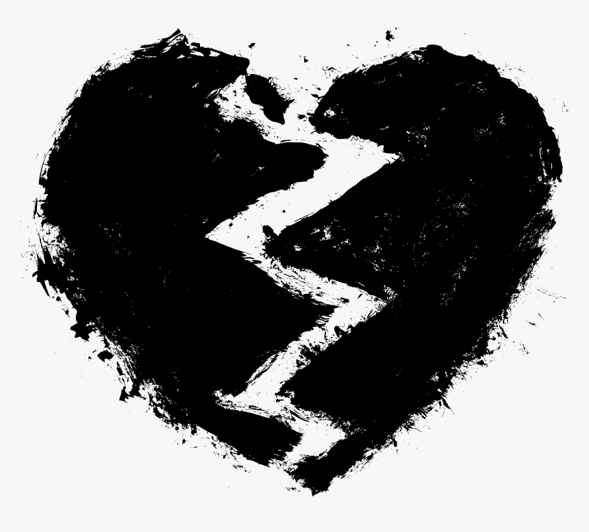 Broken Hearted Images - Black Shattered Heart Png, Transparent Png ... Broken Hearted Images - Black Shattered Heart Png, Transparent Png ...
