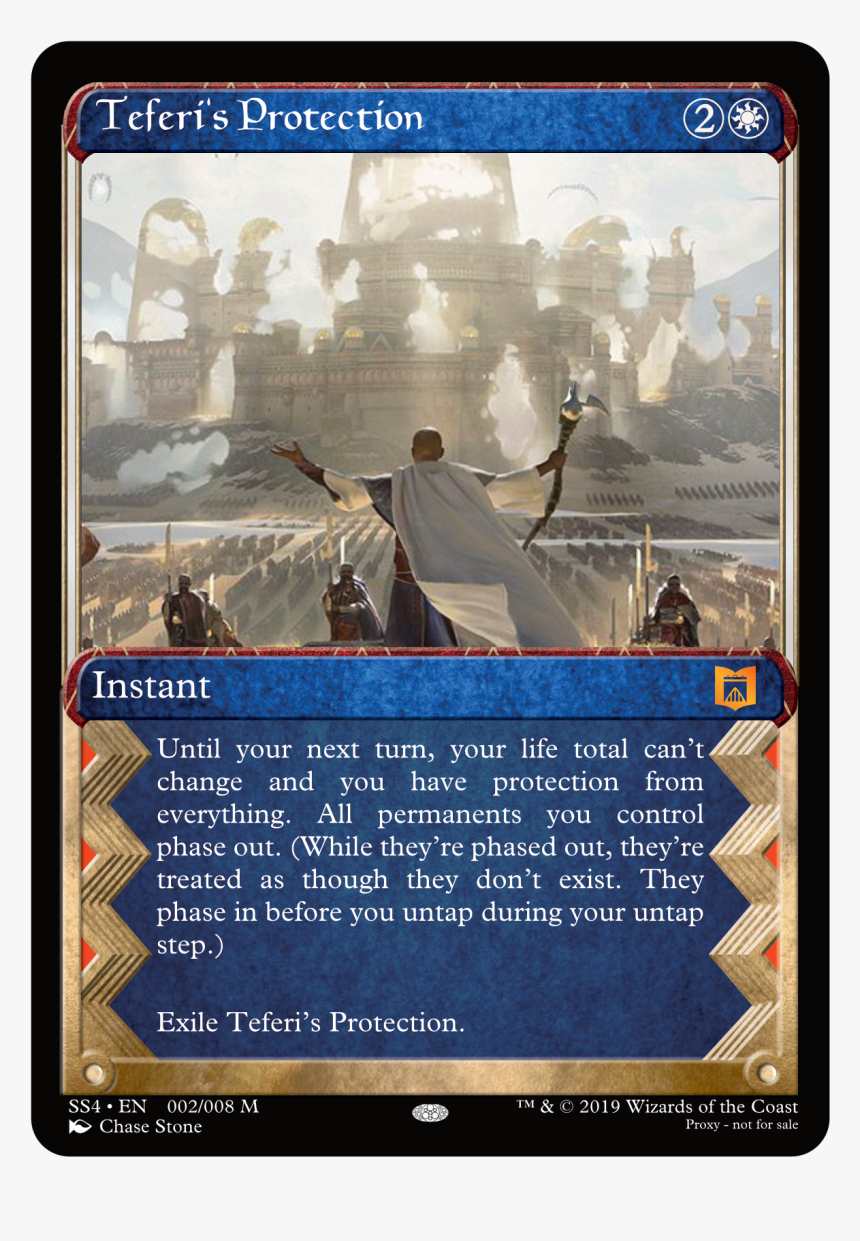 Teferi's Protection Art, HD Png Download - kindpng