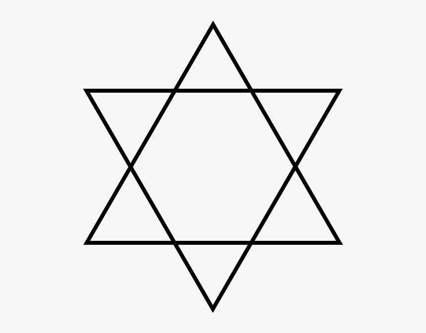 Star Of David Outline Clip Art Star Of David Easy Drawing HD Png 