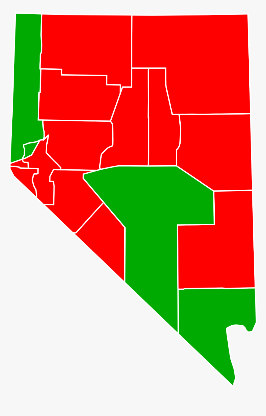 Nevada 2016 Election Map, HD Png Download - kindpng Nevada 2016 Election Map, HD Png Download - kindpng