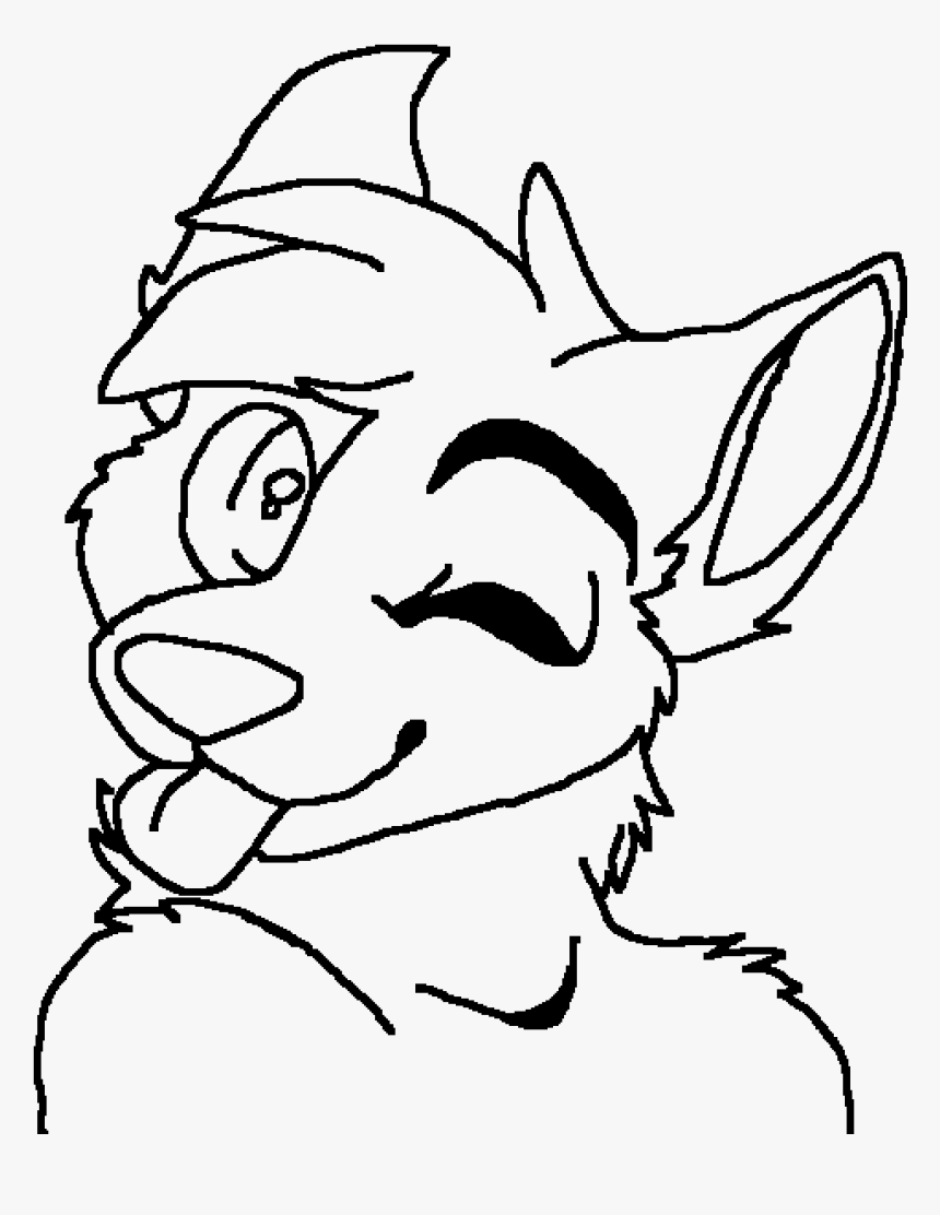Furry Head Base Drawing HD Png Download Kindpng Furry Head Base Drawing HD Png Download Kindpng