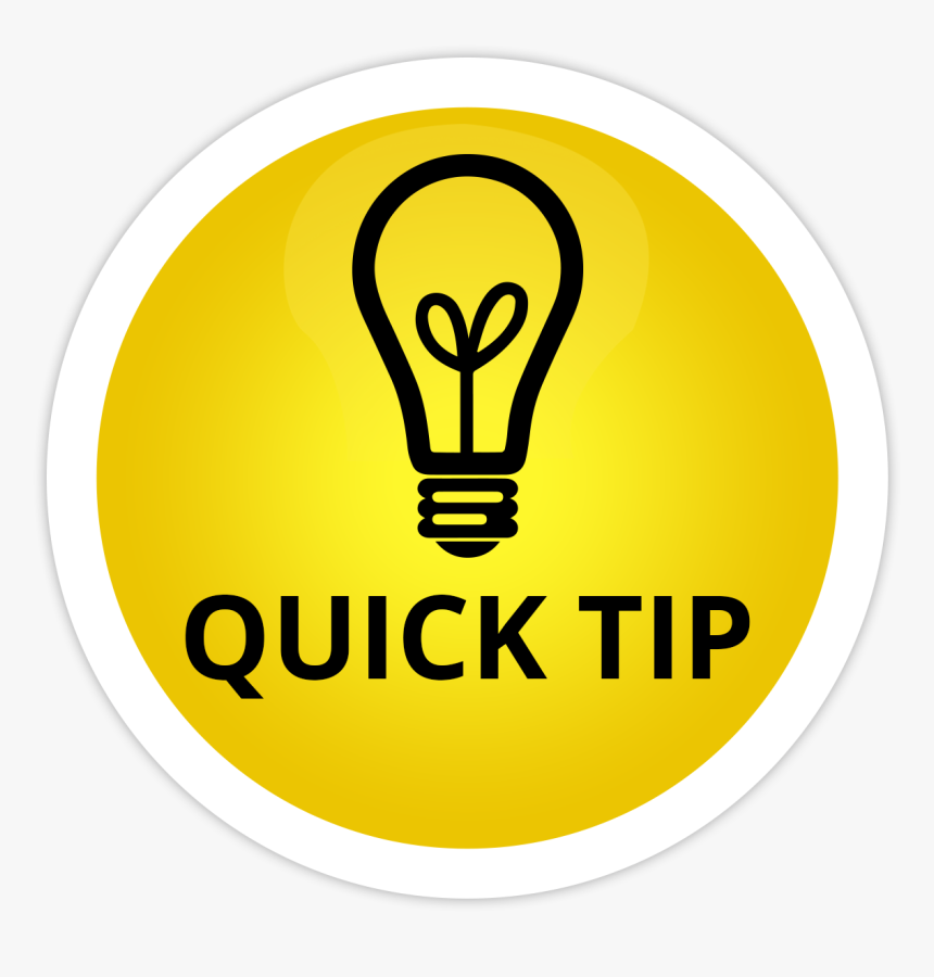 Transparent Tips Clipart Quick Tip HD Png Download Kindpng