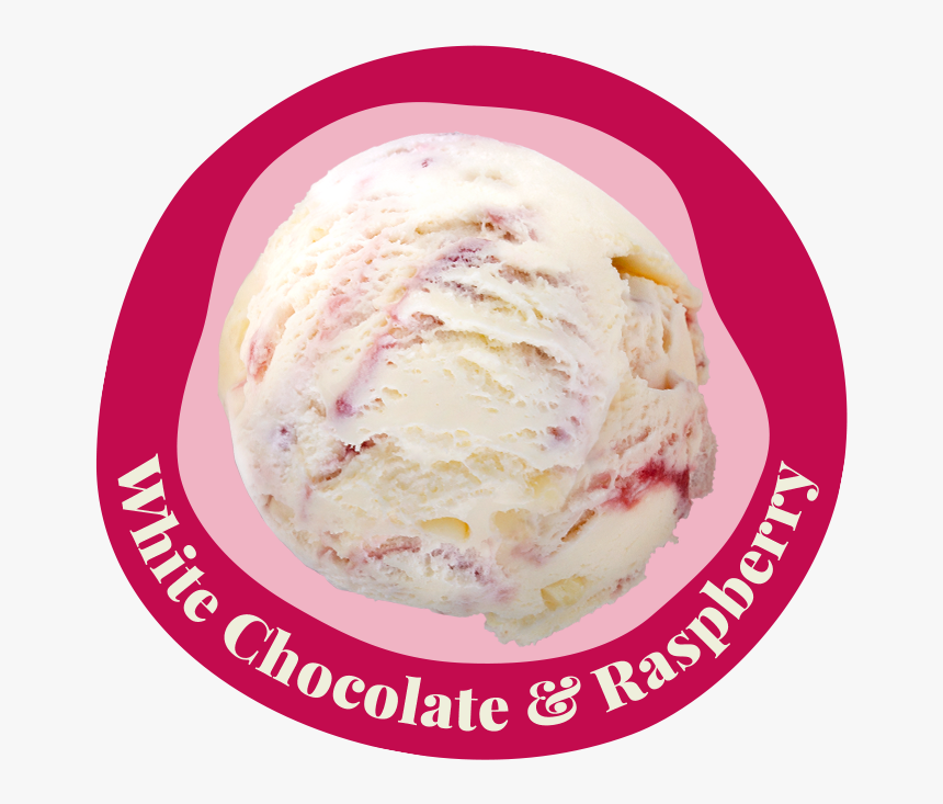 White Choc Raspberry, HD Png Download - kindpng