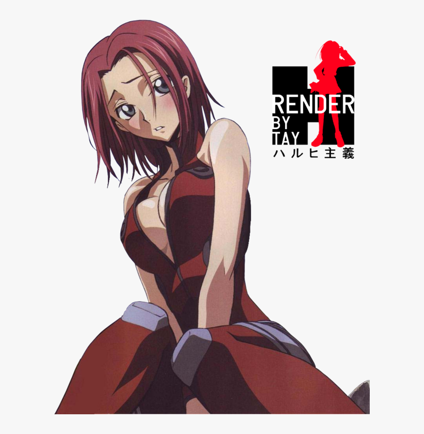 Code Geass Kallen Hot Hd Png Download Kindpng