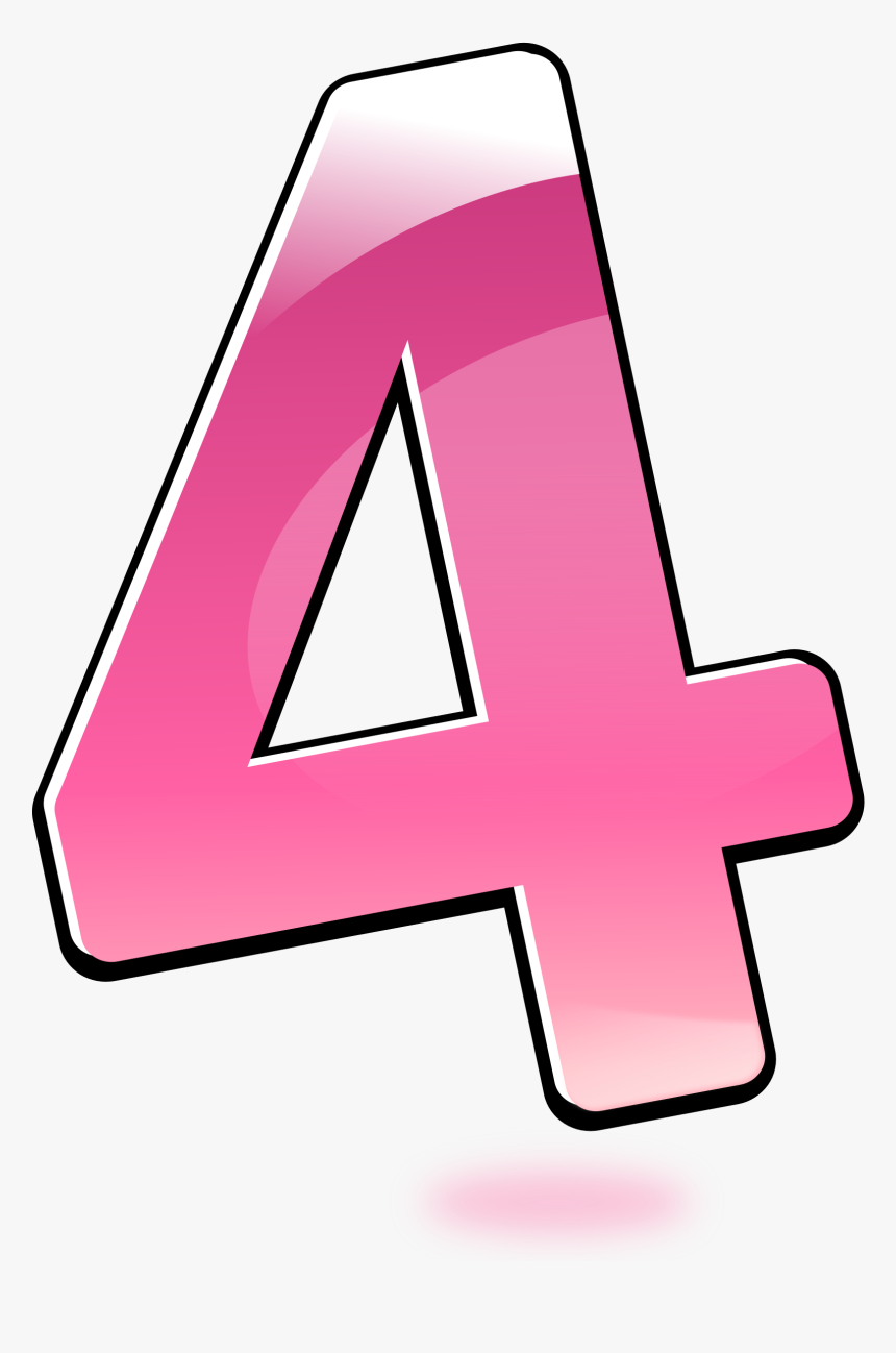 Cuatro Clipart Free Vectors Number 4
