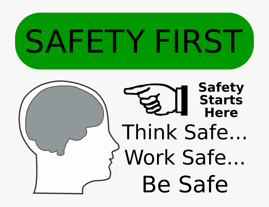 Safety First - Work Safety Clip Art, HD Png Download - kindpng Safety First - Work Safety Clip Art, HD Png Download - kindpng