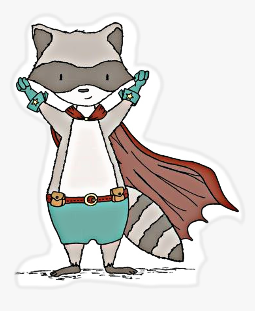 #racoon - Raccoon Hero, HD Png Download - kindpng