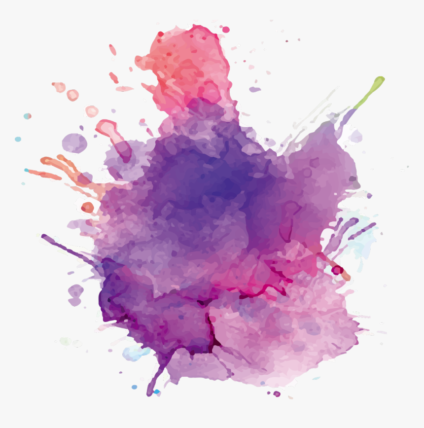 Watercolor Clipart Paint Splashes - Purple Watercolor Splash Png ... Watercolor Clipart Paint Splashes - Purple Watercolor Splash Png ...