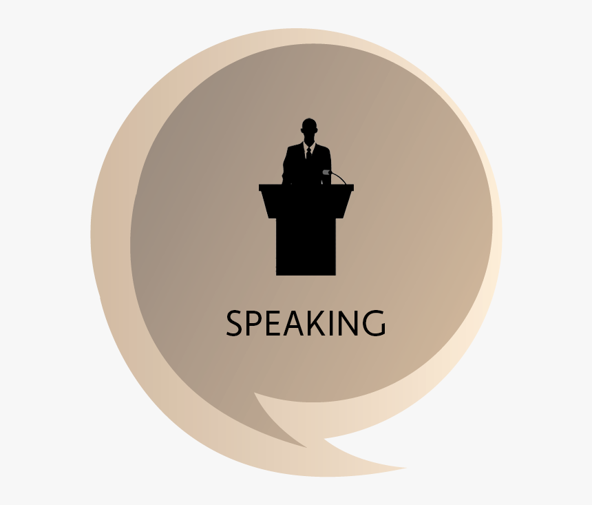 Transparent Speaking Png - Silhouette, Png Download - kindpng