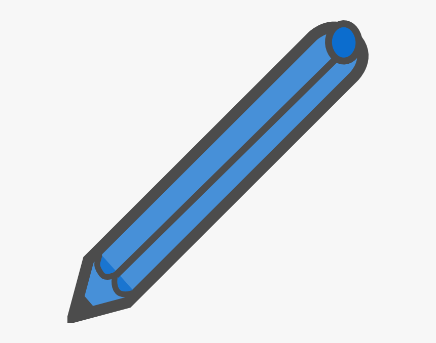 Blue Pen Svg Clip Arts - Blue Pen Clipart, HD Png Download - kindpng