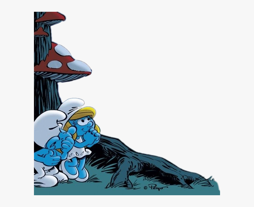 #smurf #border - Cartoon, HD Png Download - kindpng