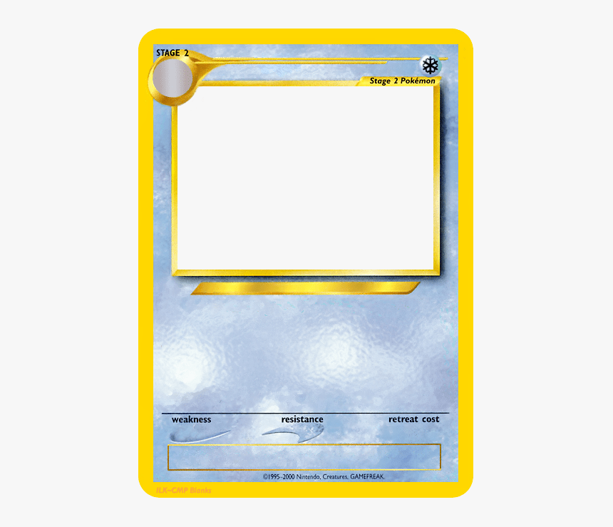 Printable Blank Pokemon Card Template