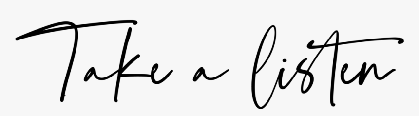 Listen - Script Typeface, HD Png Download - kindpng