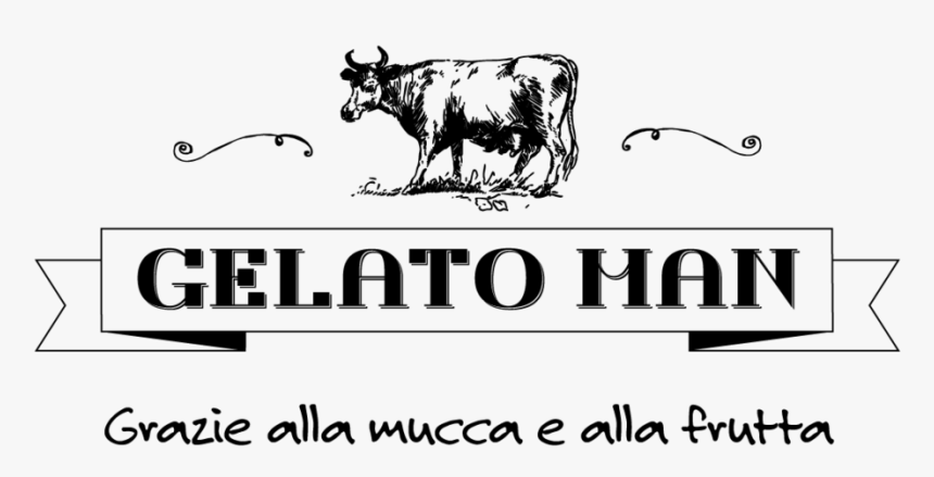 Gelatoman Logo Web-black, HD Png Download - kindpng