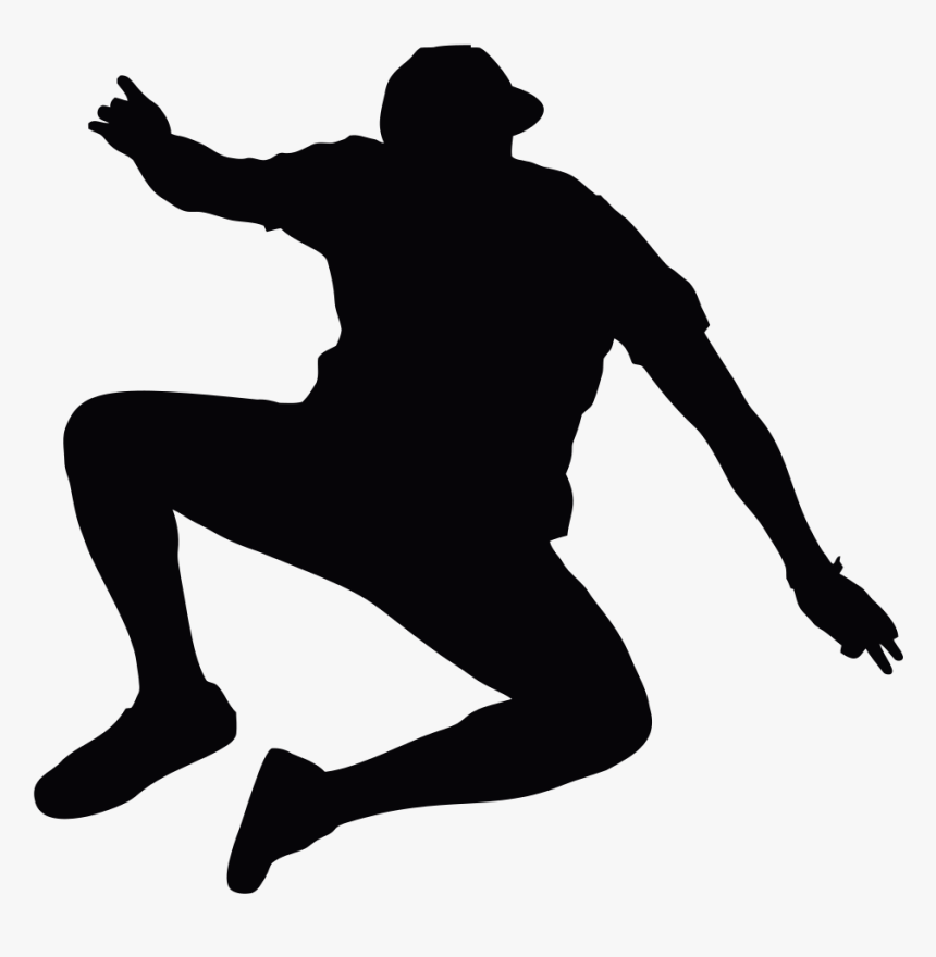 Jumping Man Silhouette - Man Jumping Silhouette, HD Png Download - kindpng Jumping Man Silhouette - Man Jumping Silhouette, HD Png Download - kindpng