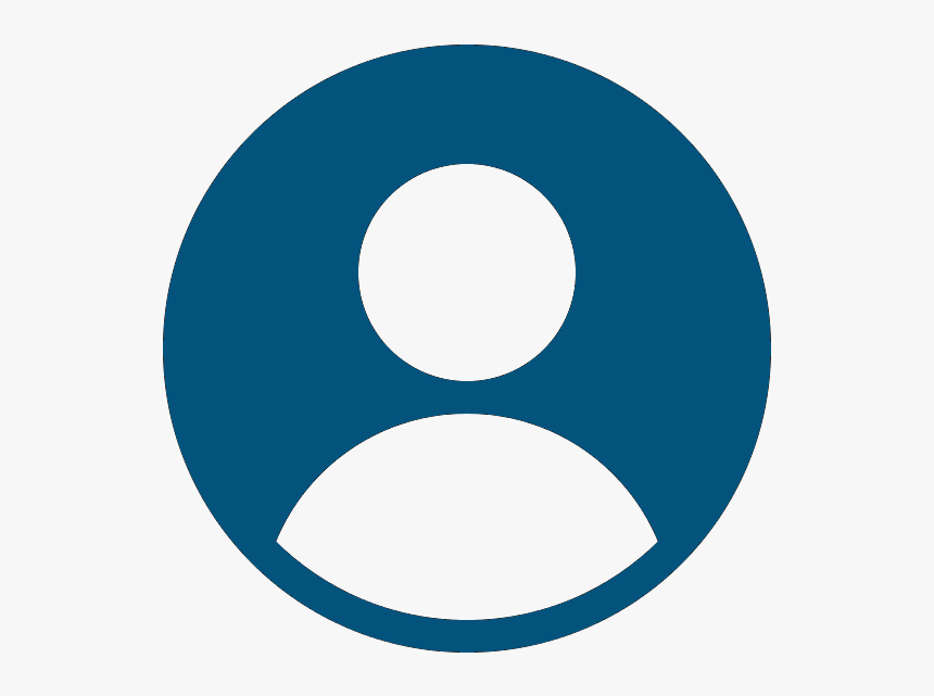 Circle User Icon Blue HD Png Download Kindpng