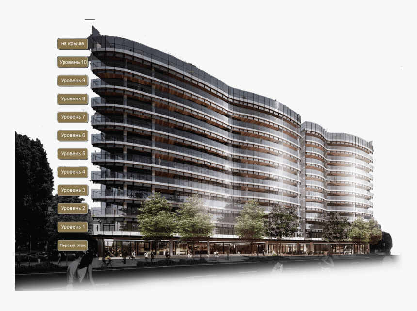 Commercial Building, HD Png Download - kindpng