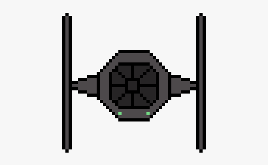 Tie Fighter Pixel Art Hd Png Download Kindpng