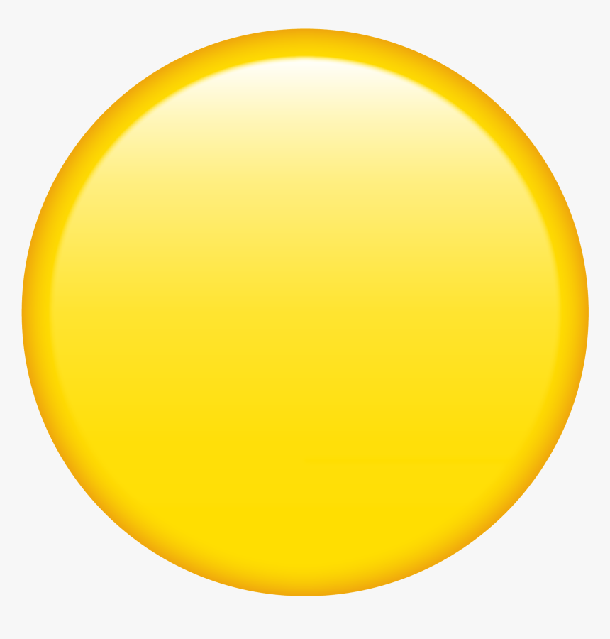 Yellow Circle Emoji Png Transparent Png Kindpng