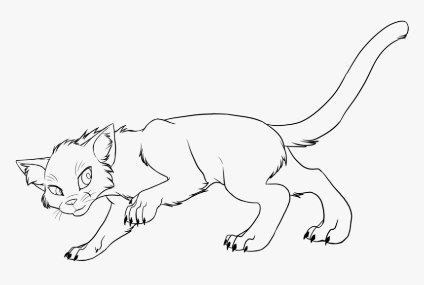 Warrior Cats Drawing Template HD Png Download Kindpng