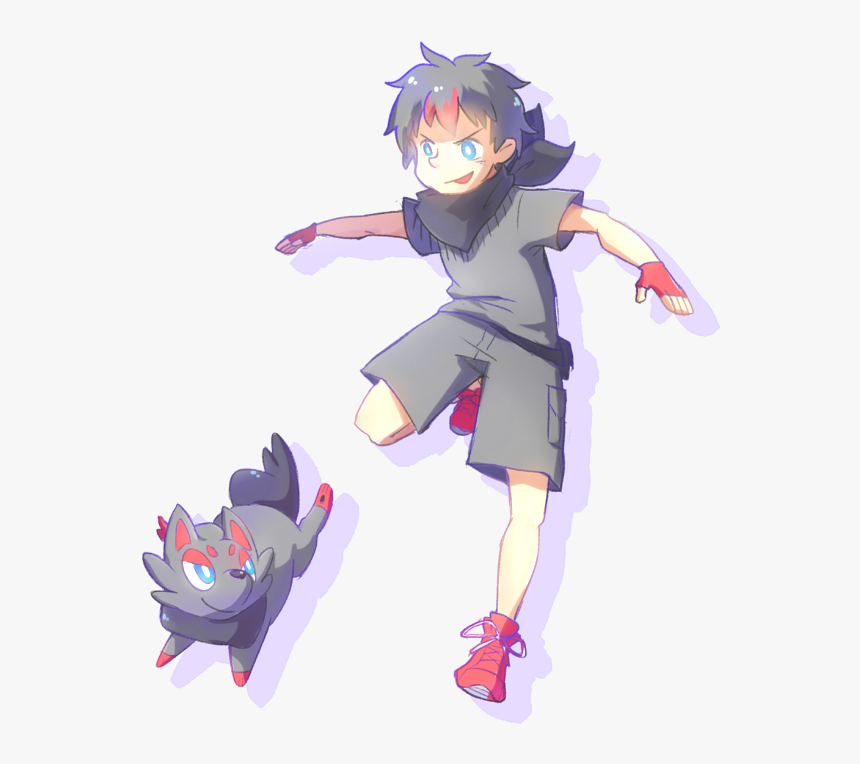 Pokemon Human Version Zorua Hd Png Download Kindpng