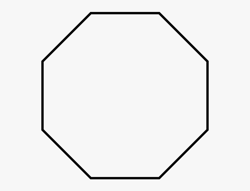 Regular Octagon Clipart Png Download Octagon Shape Different Size