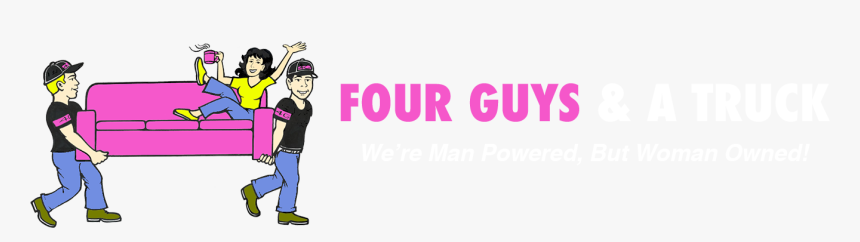 Four Guys And A Truck - Cartoon, HD Png Download - kindpng
