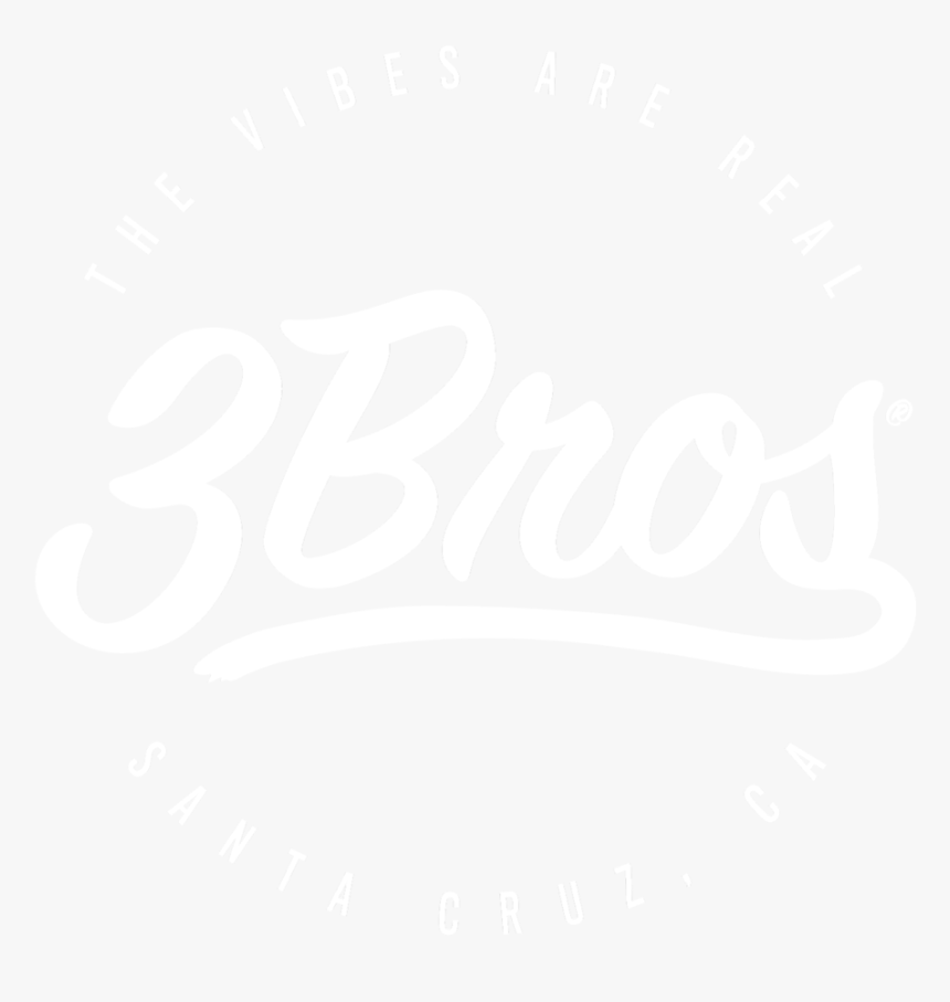 3bros Logo2019 Thevibes Wht - Handwriting, HD Png Download - kindpng