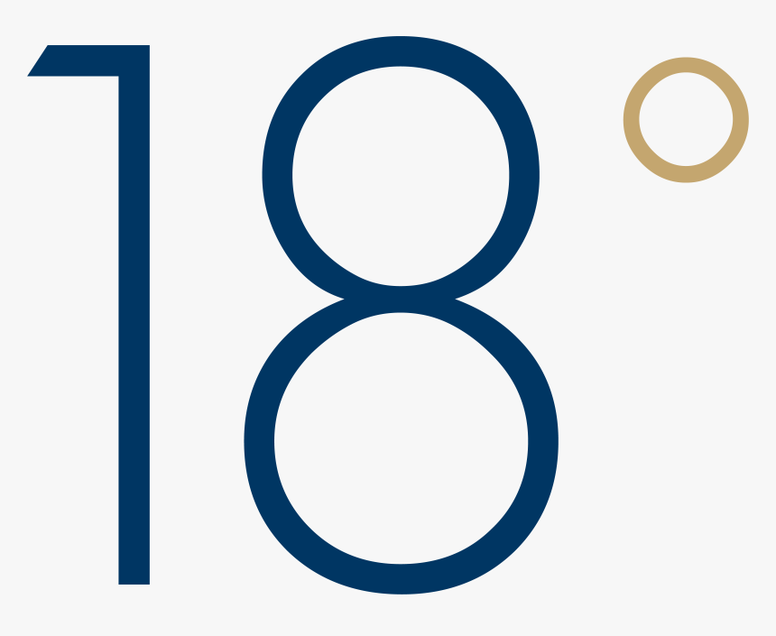 18 Degrees, HD Png Download - kindpng