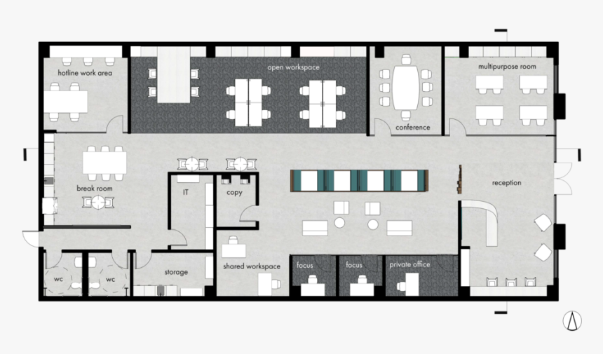 Plan / Nts - Floor Plan, HD Png Download - kindpng