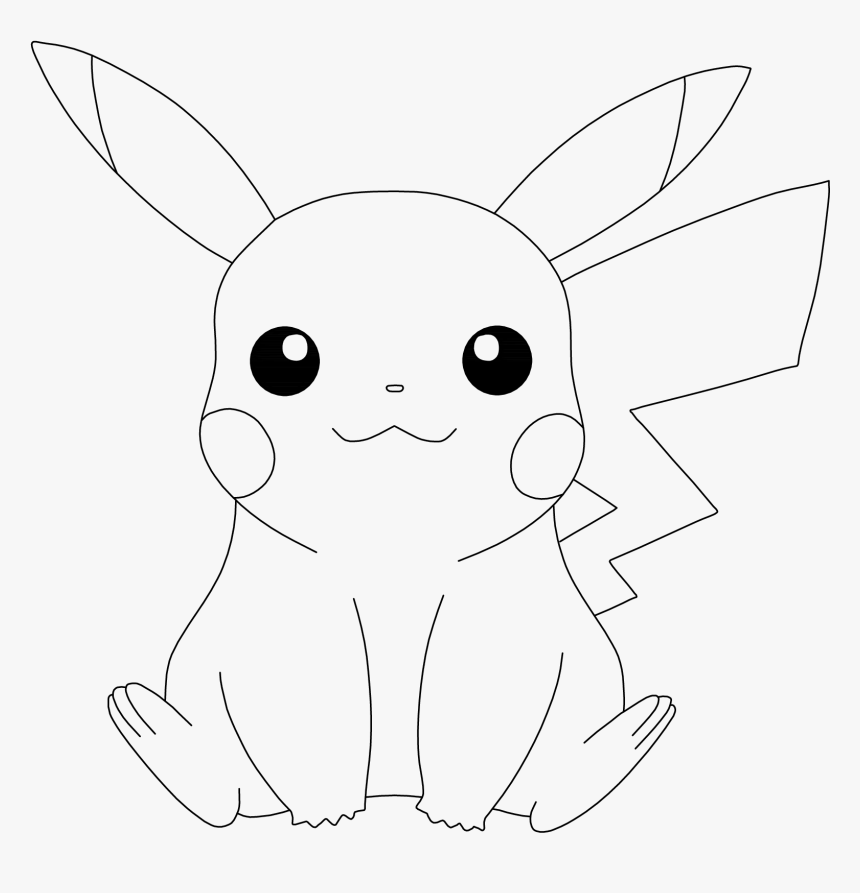 Pikachu Outline Pikachu Outline