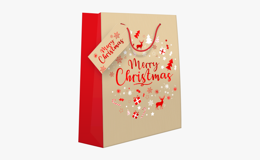 Traditional Christmas Medium Gift Bag - Christmas Card, HD Png Download ... Traditional Christmas Medium Gift Bag - Christmas Card, HD Png Download ...