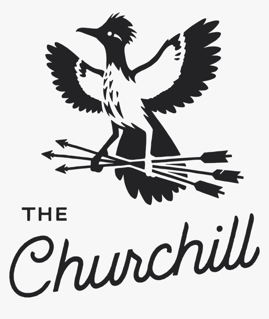 Churchill Logo Full Black - Finding Arizona Podcast, HD Png Download ...