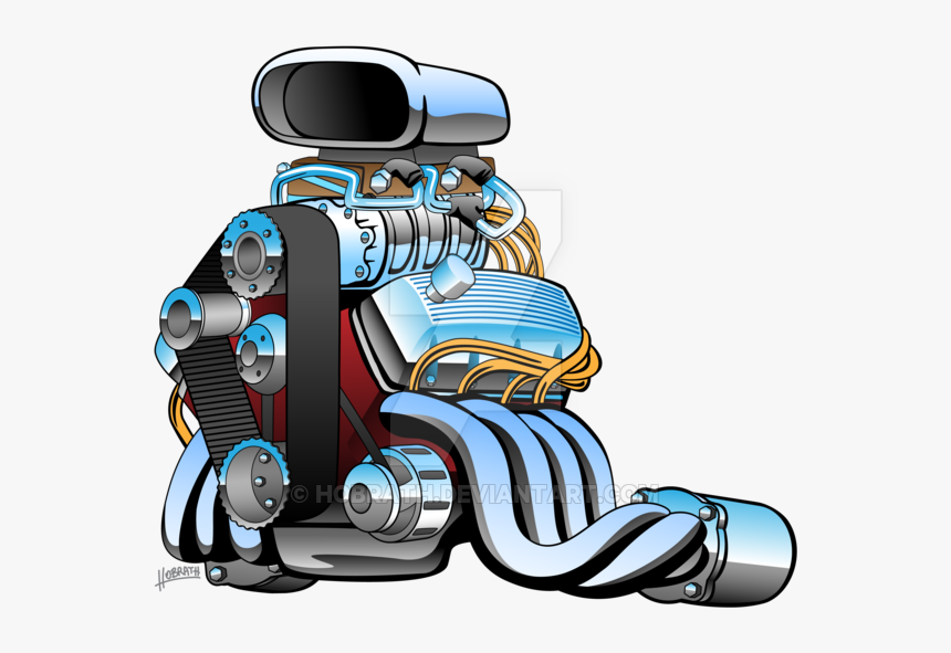 Transparent Engine Cartoon, HD Png Download - kindpng