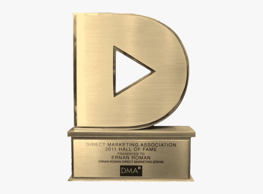 Dma Award Hall Of Fame - Trophy, HD Png Download - kindpng
